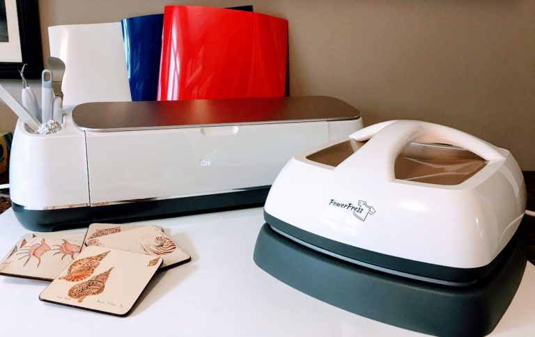 Easy DIY Upcycled coasters using a cutting machine. - Baker Street Living