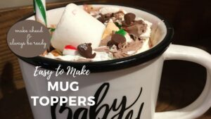 Easy DIY Whipped Cream mug toppers. - Baker Street Living