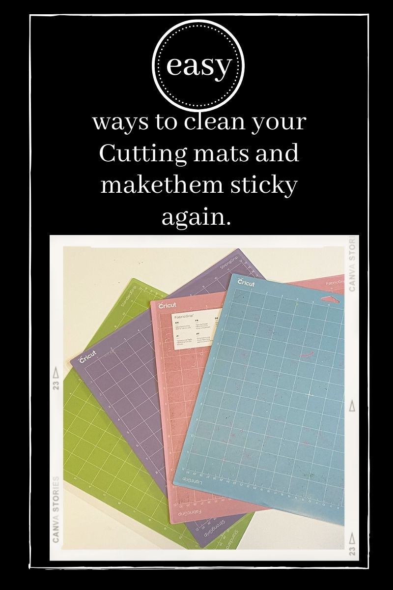 How to clean Cricut cutting mats (and re-stick them) - Baker Street Living