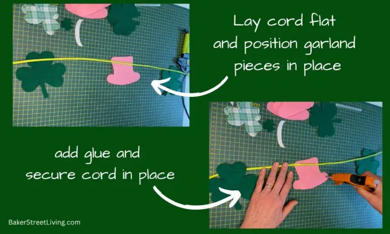 Easy DIY St. Patrick's Day Garland (free pattern) - Baker Street Living