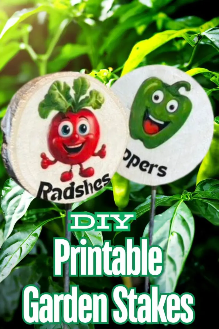 Simple DIY Printed Plant Labels for Garden Markers. - Baker Street Living