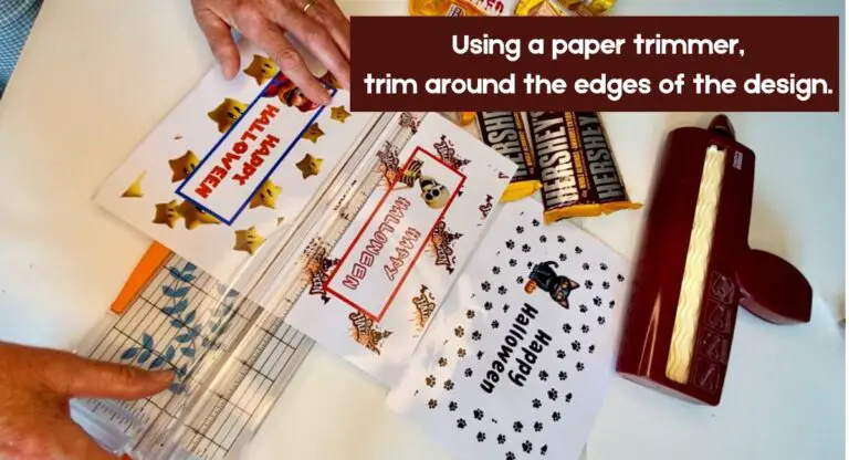 Easy DIY Candy Bar Wrappers for Halloween. - Baker Street Living