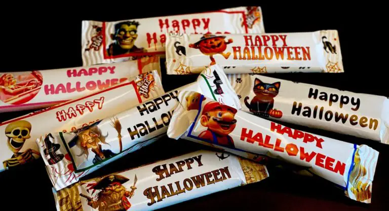 Easy DIY Candy Bar Wrappers for Halloween. - Baker Street Living