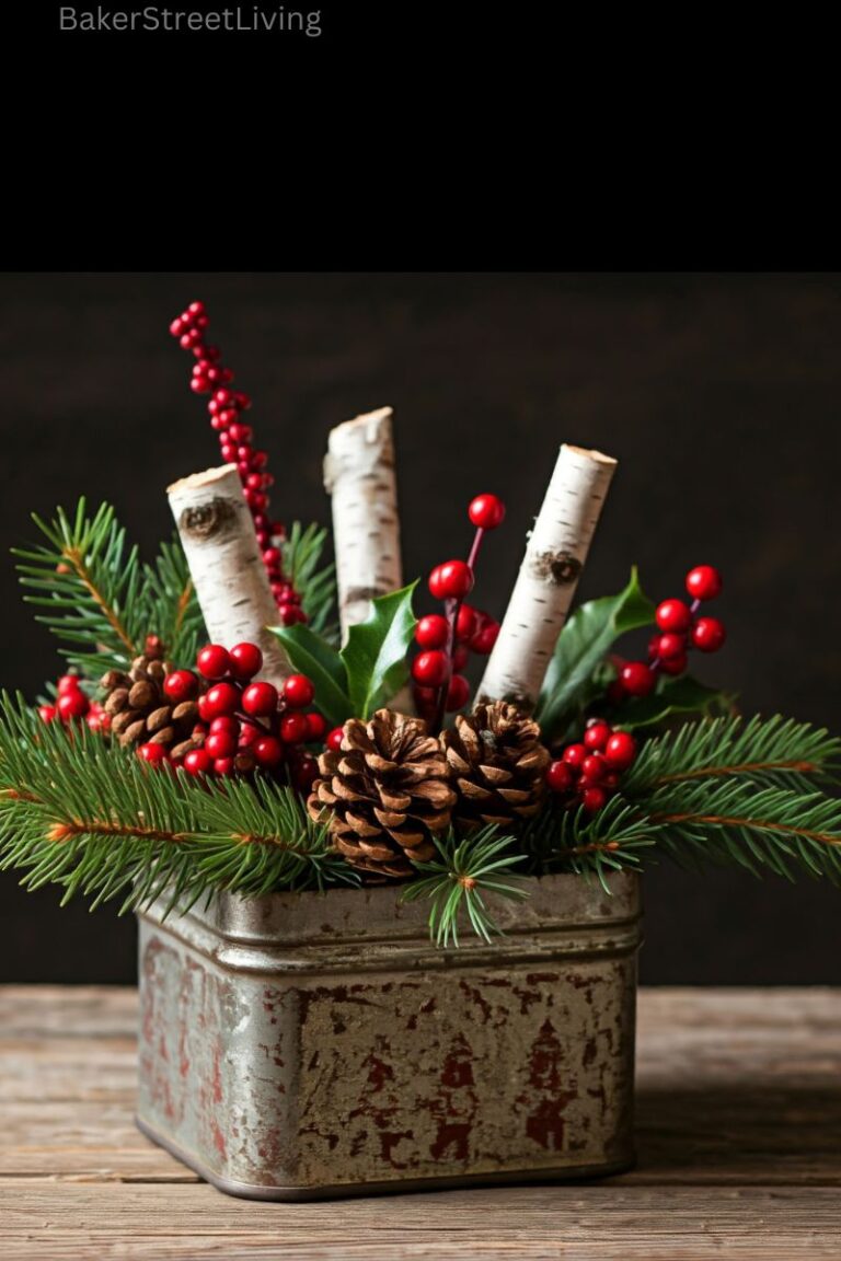 Quick and Easy Christmas Centerpieces you can make in minutes. - Baker ...