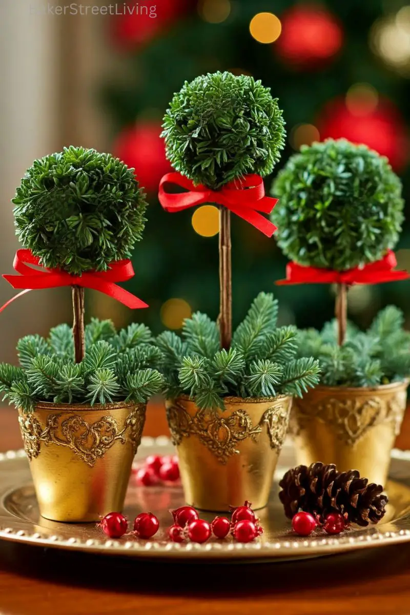 Quick and Easy Christmas Centerpieces you can make in minutes. - Baker ...