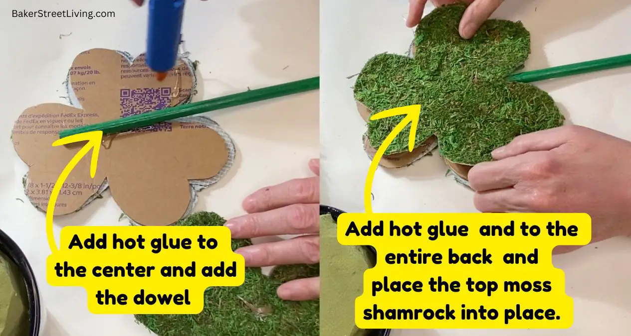 Easy DIY Shamrock Topiary (step by step instructions) - Baker Street Living