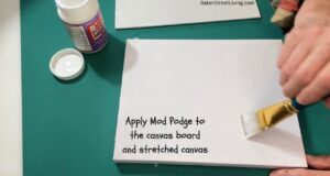 Easy to Make Easter Bunny Busted Canvas. - Baker Street Living