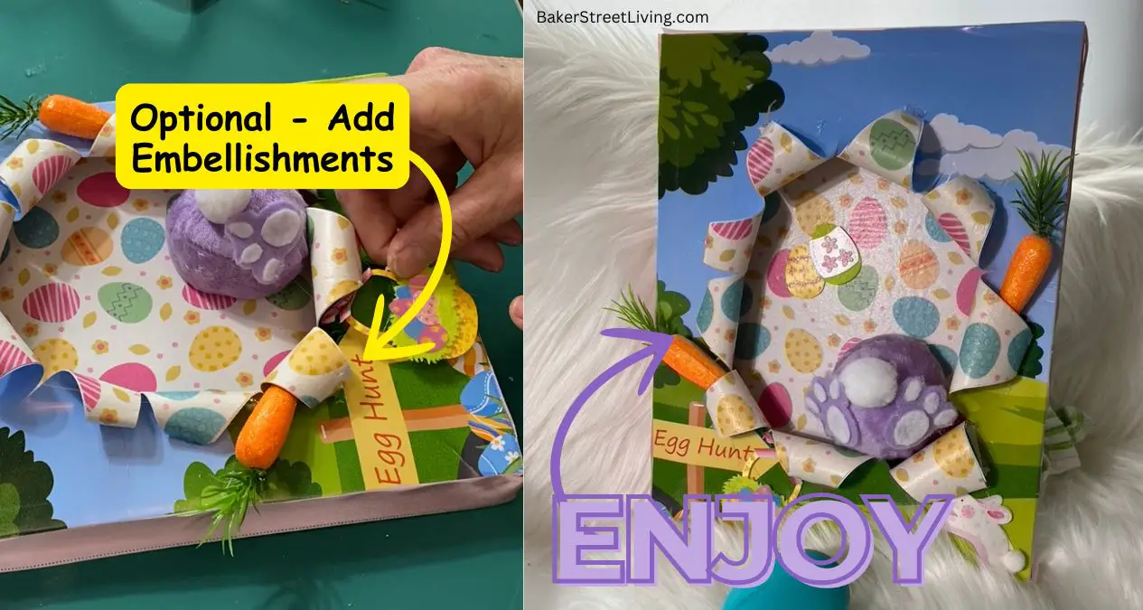 Easy to Make Easter Bunny Busted Canvas. - Baker Street Living