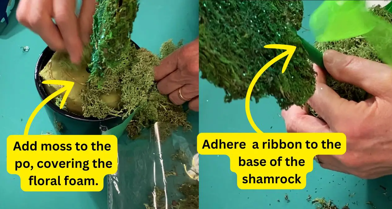 Easy DIY Shamrock Topiary (step by step instructions) - Baker Street Living