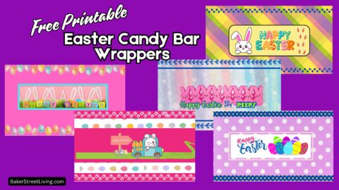 DIY Free Printable Easter Candy Bar Wrappers. - Baker Street Living