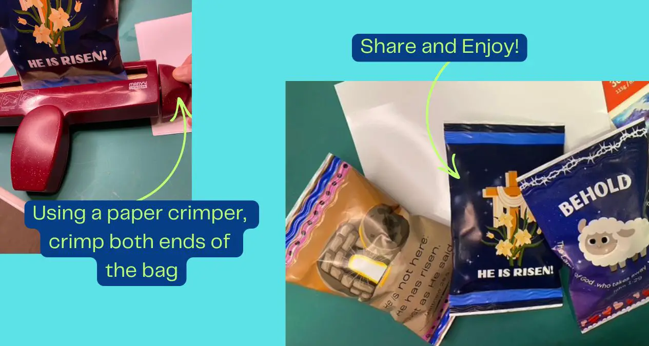 Free Printable Christian Chip Bags for Easter - Baker Street Living