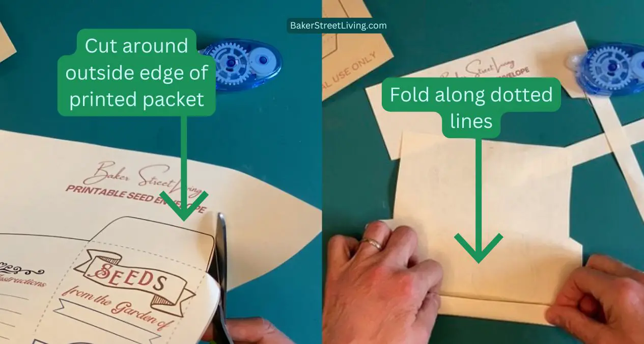 Easy to Make Printable Seed Packets for Sharing. - Baker Street Living