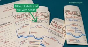 Easy to Make Printable Seed Packets for Sharing. - Baker Street Living