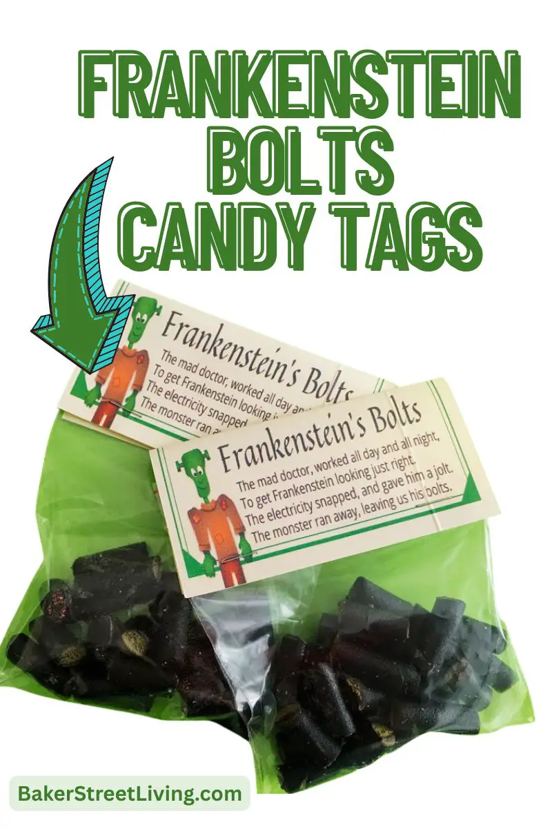 Easy to Make Printable Halloween Candy Tags - Baker Street Living