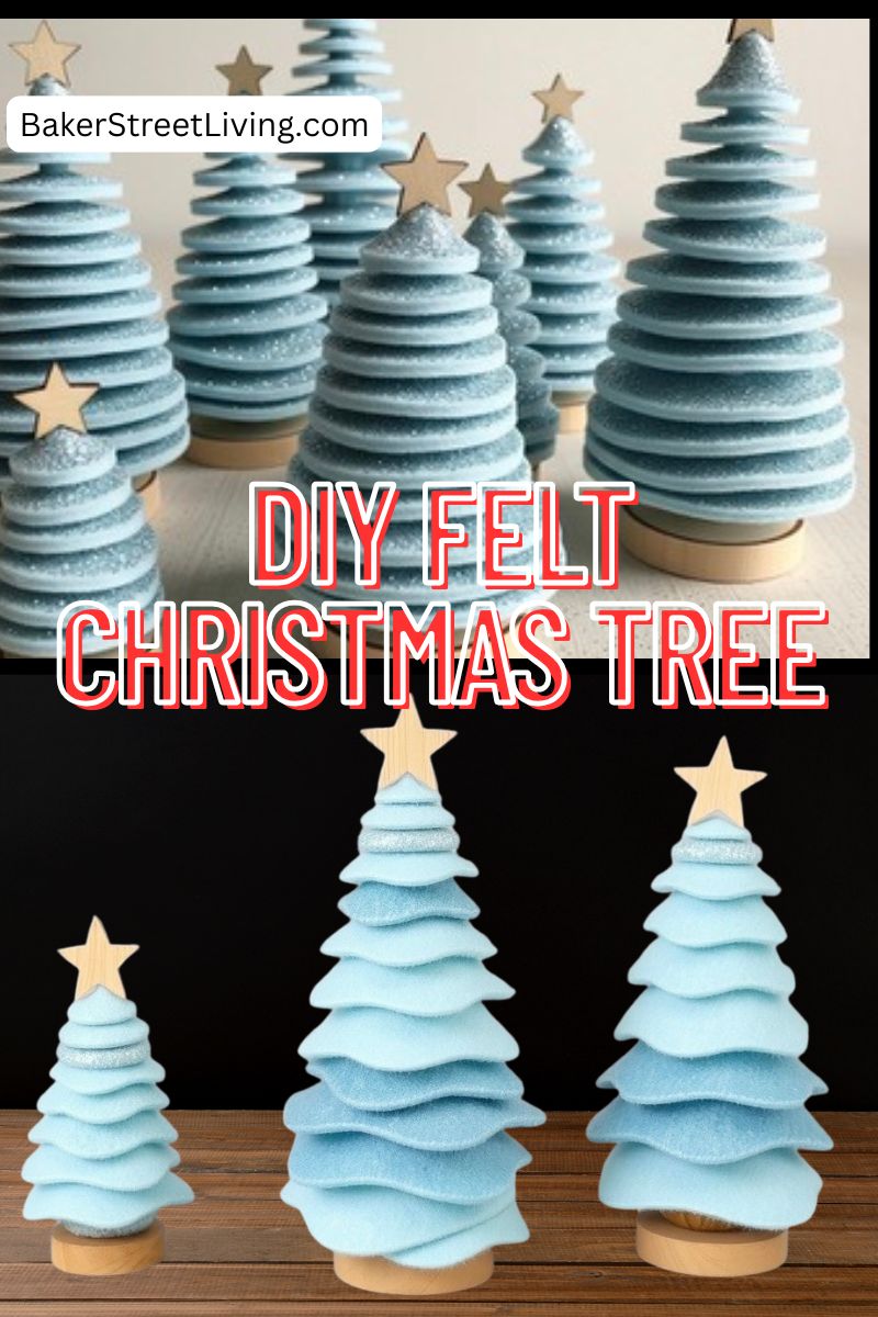 Easy to Make Felt Christmas Tree. - Baker Street Living