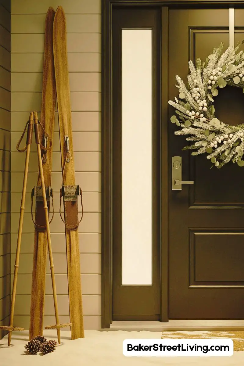 25 Easy Welcoming Winter Door Decorating Ideas - Baker Street Living