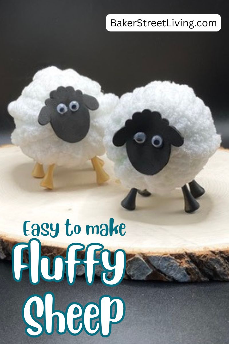 Easy to Make Fluffy Sheep (Free Pattern) - Baker Street Living