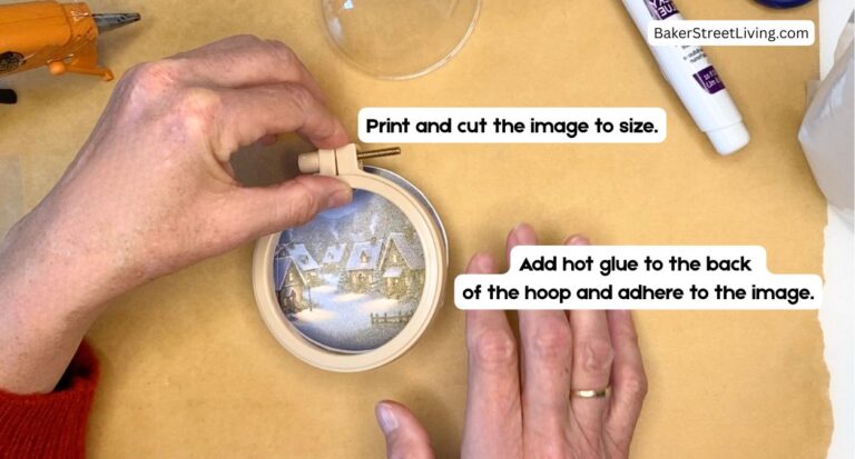 Easy to Make a Snow Globe Ornament - Baker Street Living