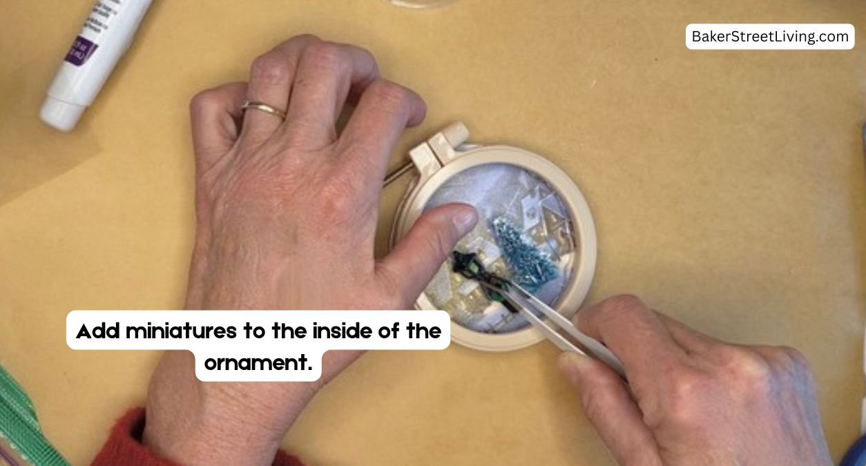 Easy to Make a Snow Globe Ornament - Baker Street Living