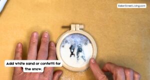 Easy to Make a Snow Globe Ornament - Baker Street Living