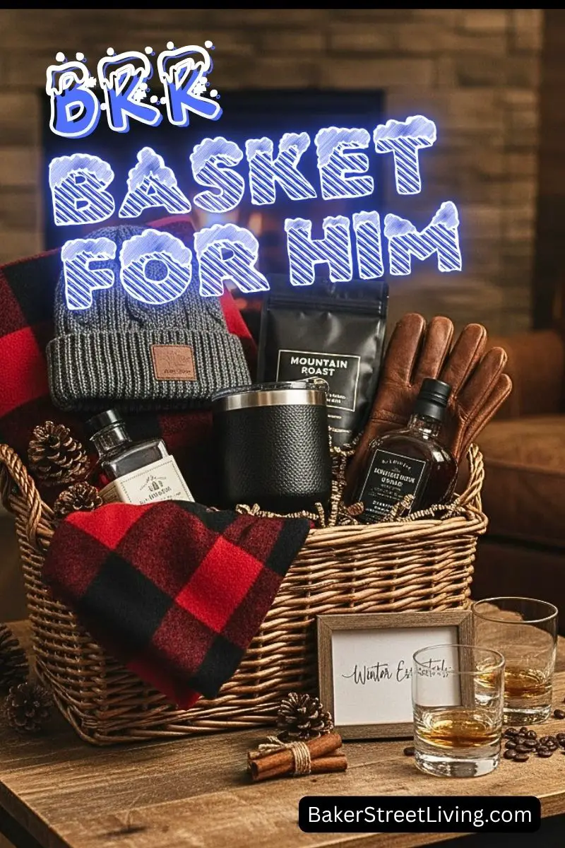 Easy to Make Brr Basket for Him - Baker Street Living