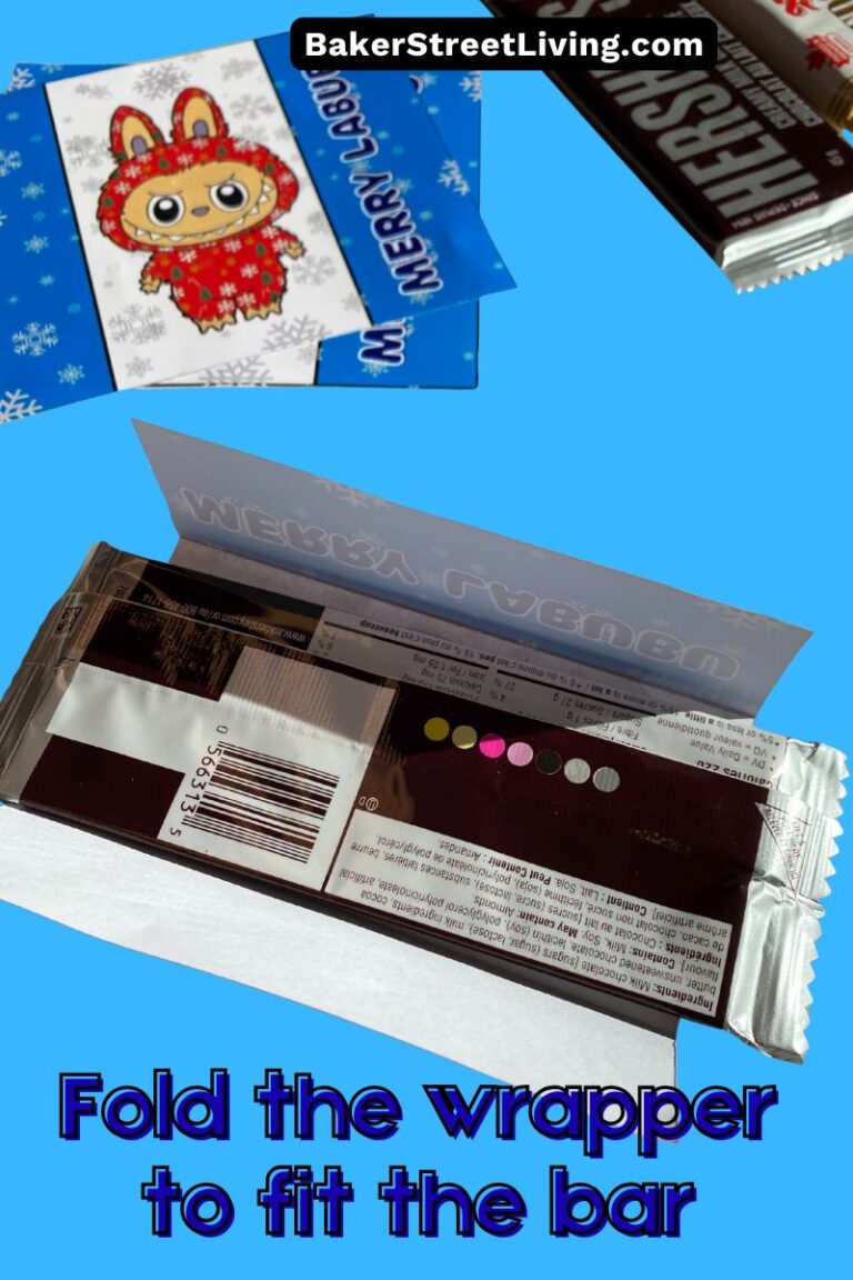 Free Printable Labubu Candy Bar Wrappers for Christmas - Baker Street ...