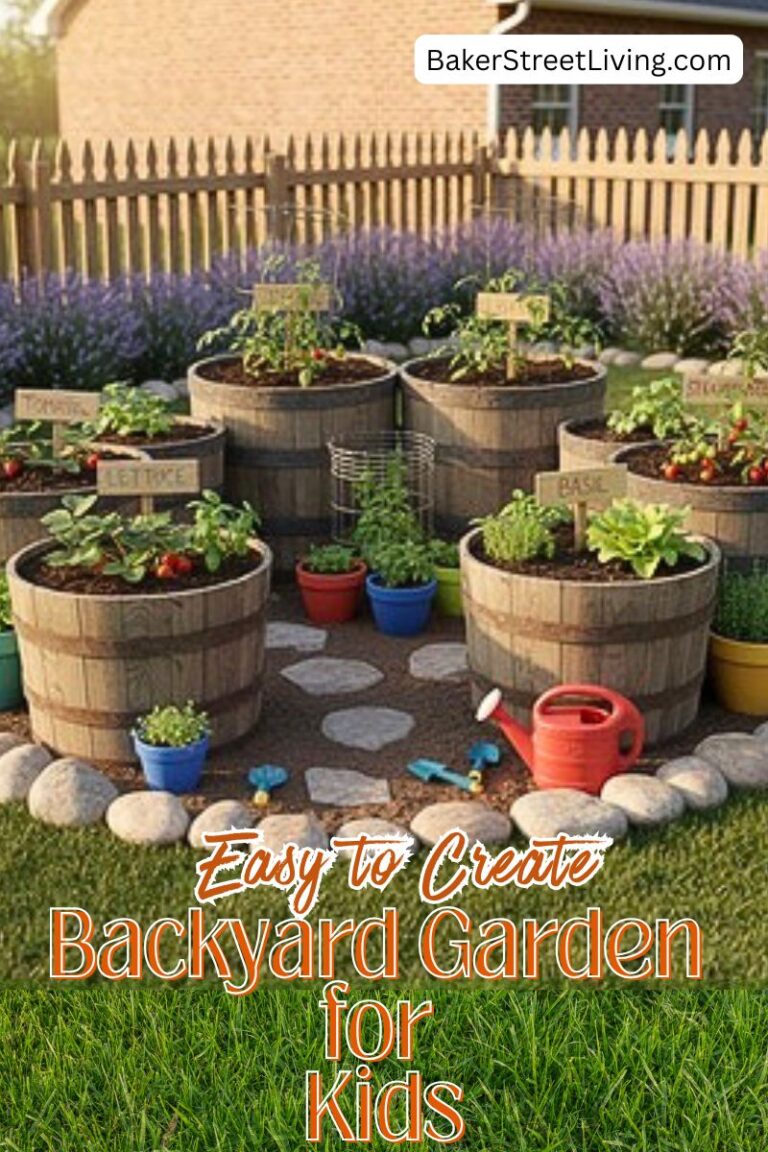 How to Create an Easy Backyard Garden for Kids - Baker Street Living