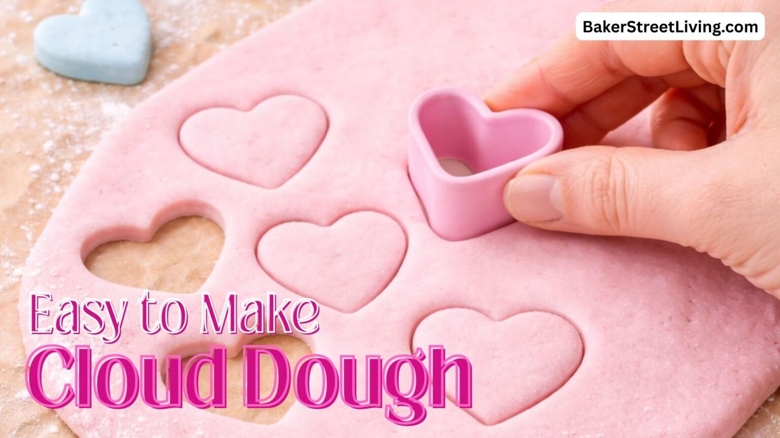 How to Make Cloud Dough (Soft Sensory Play Dough) - Baker Street Living
