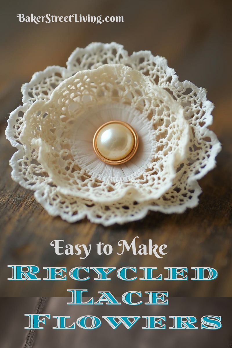 How to Make an easy Lace Bowl - Baker Street Living