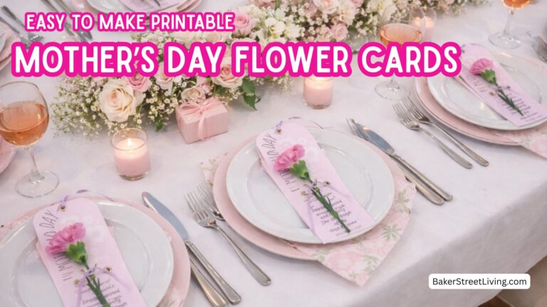 Free Printable Mother’s Day Flower Cards (Bookmark Scripture Flower ...